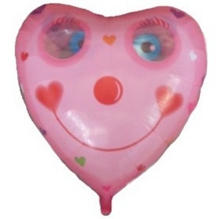 Smiley Heart Eye Dangler Heart Shape Balloon ANA10423 - Important Items